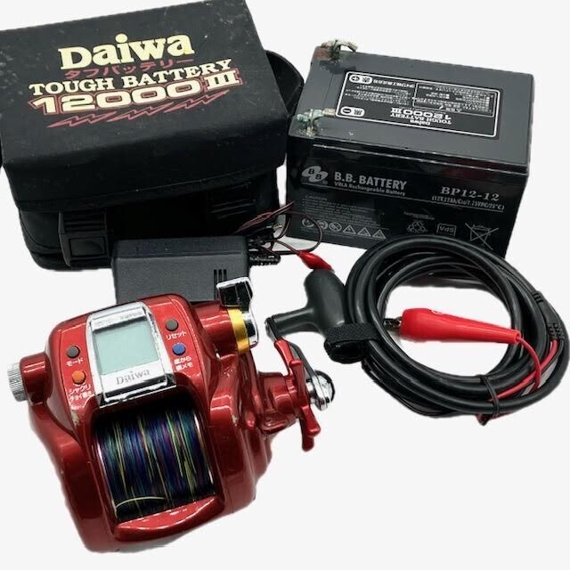 【樂淘letao】日本代購代標第一品牌－仙17【2点】DAIWA TANACOM BULL 750Fe 電動リール ダイワ タナコンブル / ダイワ タブバッテリー 12000Ⅲ ケース付き ...
