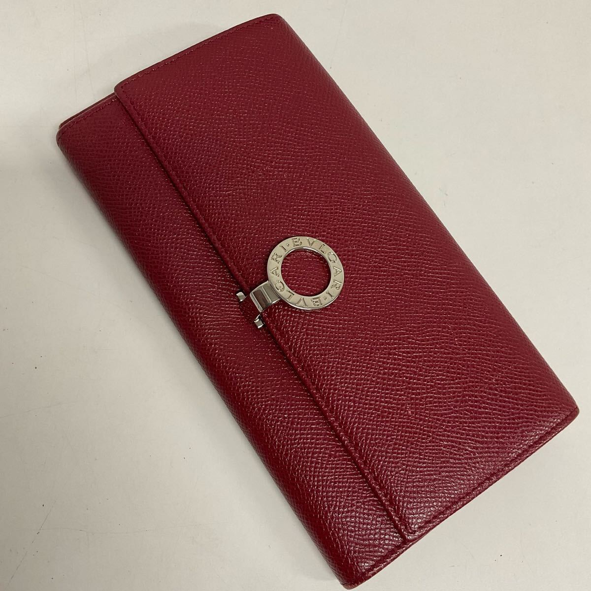 営IS089-60 BVLGARI ブルガリ ロゴクリップ レザー 赤 レッド 二つ折り長財布 箱あり AQ L12 33889(財布)｜売買されたオークション情報、yahooの商品情報を ...