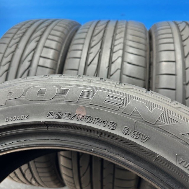 Yahoo!オークション - 225/50R18 ブリヂストン POTENZA RE050A サマー...