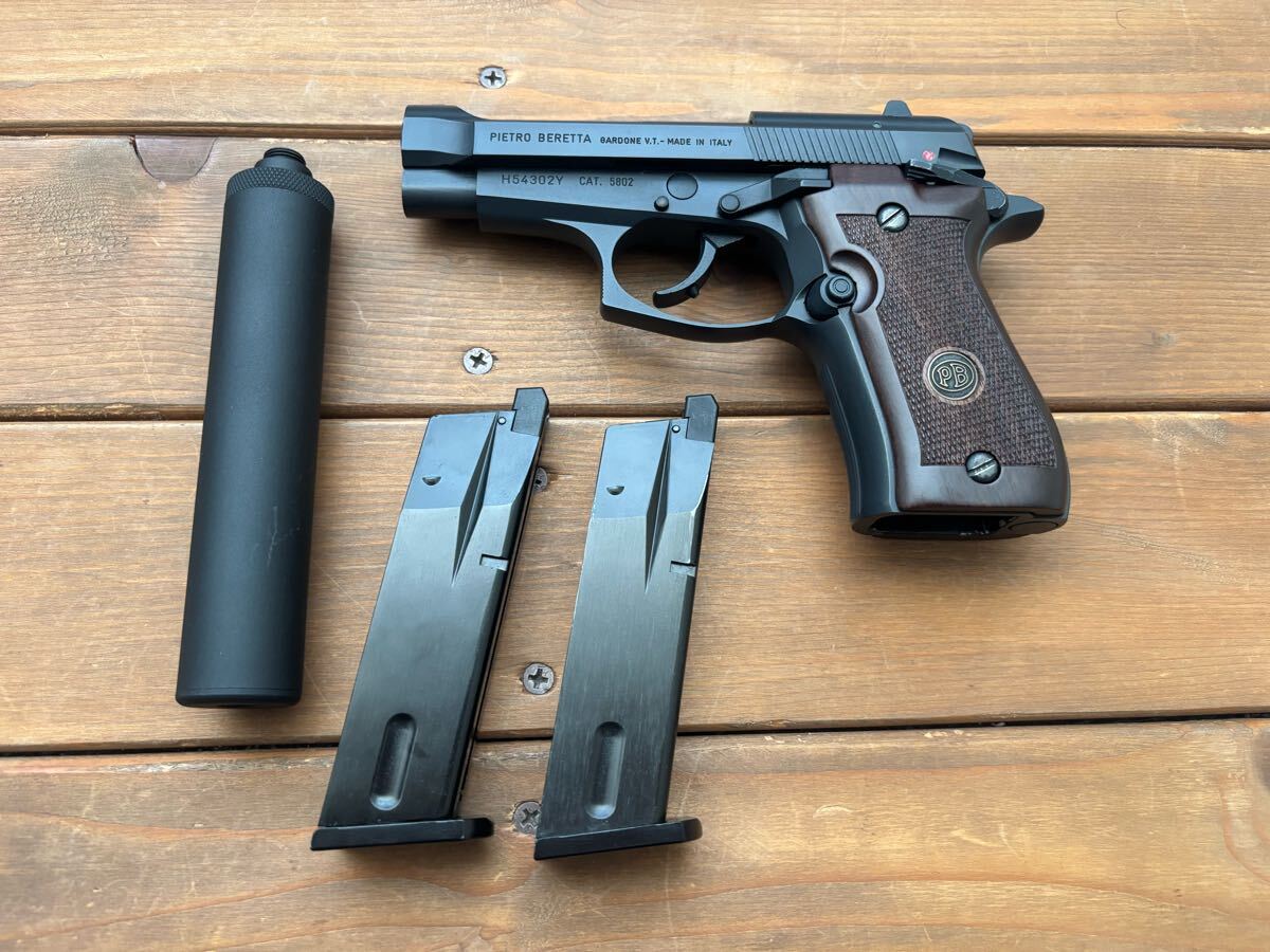 Yahoo!オークション - WE ベレッタ M84 ガスブローバック BERETTA純正...