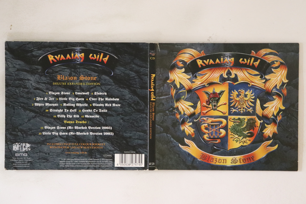 Yahoo!オークション - 欧CD Running Wild Blazon Stone NOISECD030 Noi...