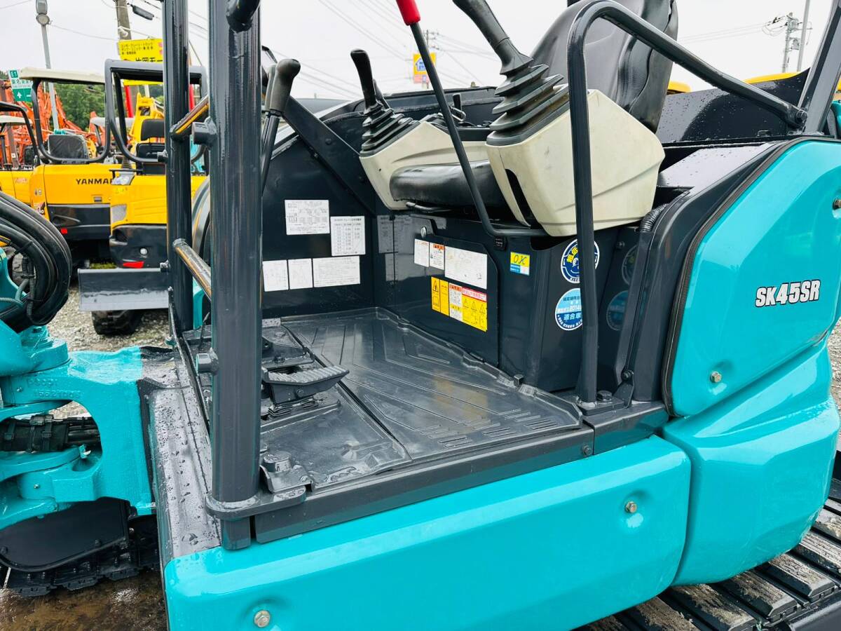 Yahoo!オークション - コベルコSK45SR-6E 倍速・4.5tクラス・4WAYマル...