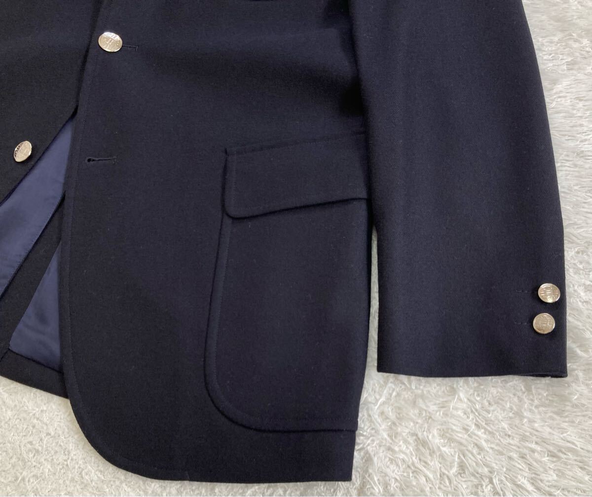 Yahoo!オークション - J.PRESS ジェイプレス サキソニー ウール 銀ボタ...