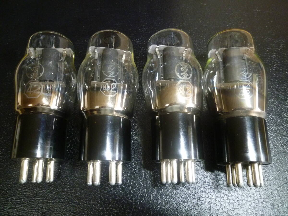 Yahoo!オークション - マツダ 5極出力管 UZ-42 4本組 中古現状渡し品