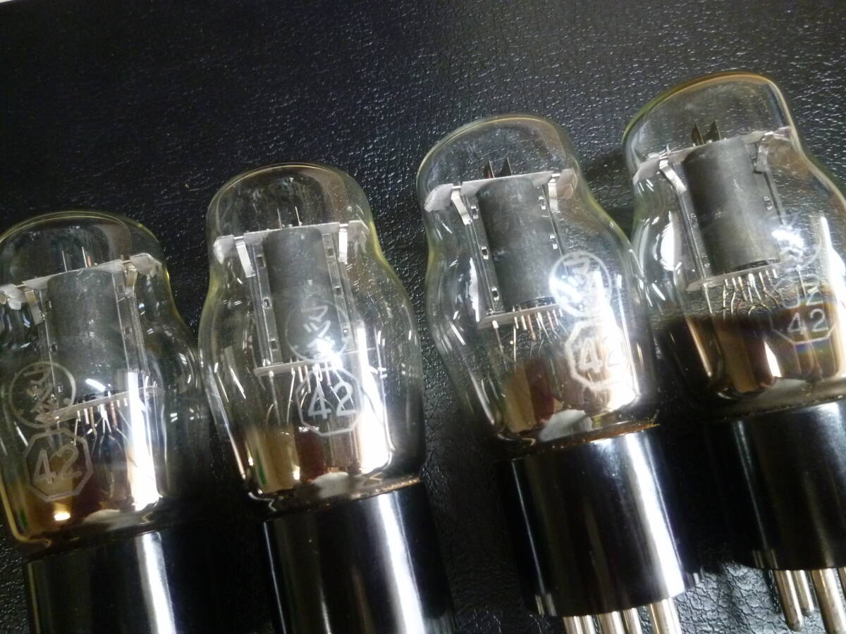 Yahoo!オークション - マツダ 5極出力管 UZ-42 4本組 中古現状渡し品