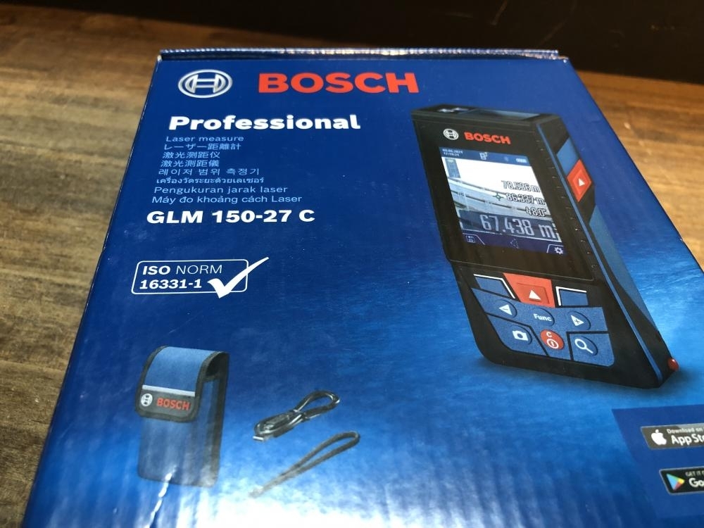 Yahoo!オークション - 004 未使用品 BOSCH レーザー距離計 GLM150-27C ...