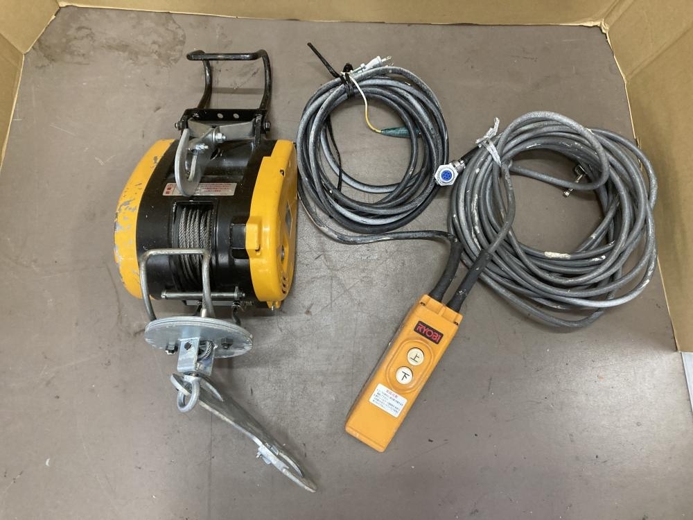 Yahoo!オークション - 013 おすすめ品 リョービ RYOBI 小型ウインチ 電...