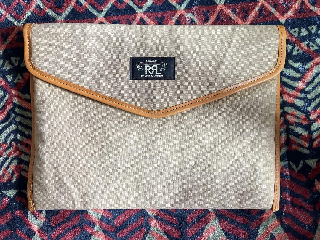 Yahoo!オークション - 【美品】RRL ダブルアールエル pcケース ハンド...