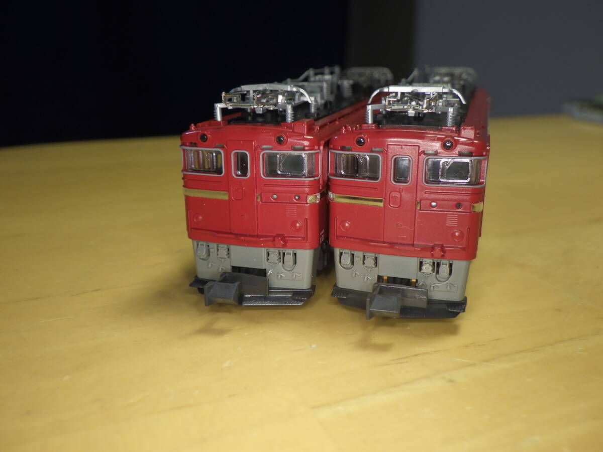 Yahoo!オークション - ジャンク No.36 KATO ED75 電気機関車 2両 国鉄 ...