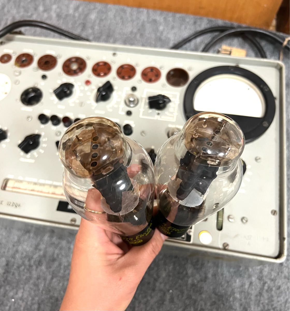 【樂淘letao】日本代購代標第一品牌－Western Electric 300B 真空管、2本シリアル番号(5913：5926)動作品