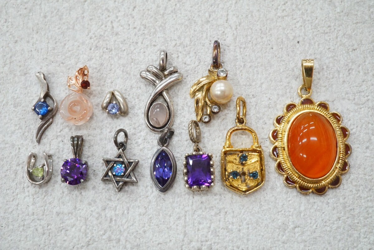 Yahoo!オークション - C1249 シルバージュエリー 全てSILVER 925 ヴィ...