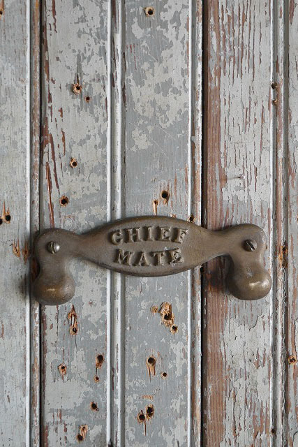 Yahoo!オークション - アンティーク CHIEF MATE ブラスプレート [ag3-2...