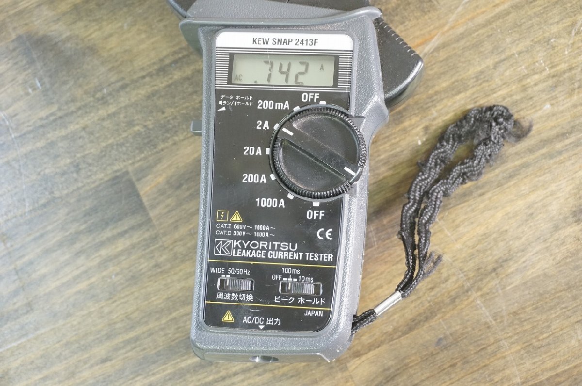 Yahoo!オークション - [SK][E5335860] KYORITSU 共立 KEW SNAP 2413F ...