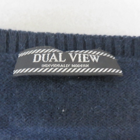 Yahoo!オークション - V231 DUAL VIEW デュアルビュー カシミア セータ...