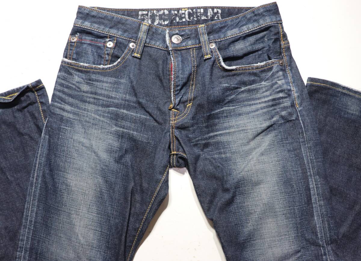 Yahoo!オークション - EDWIN BLUE TRIP 503 ローライズ 激ヒゲ W30