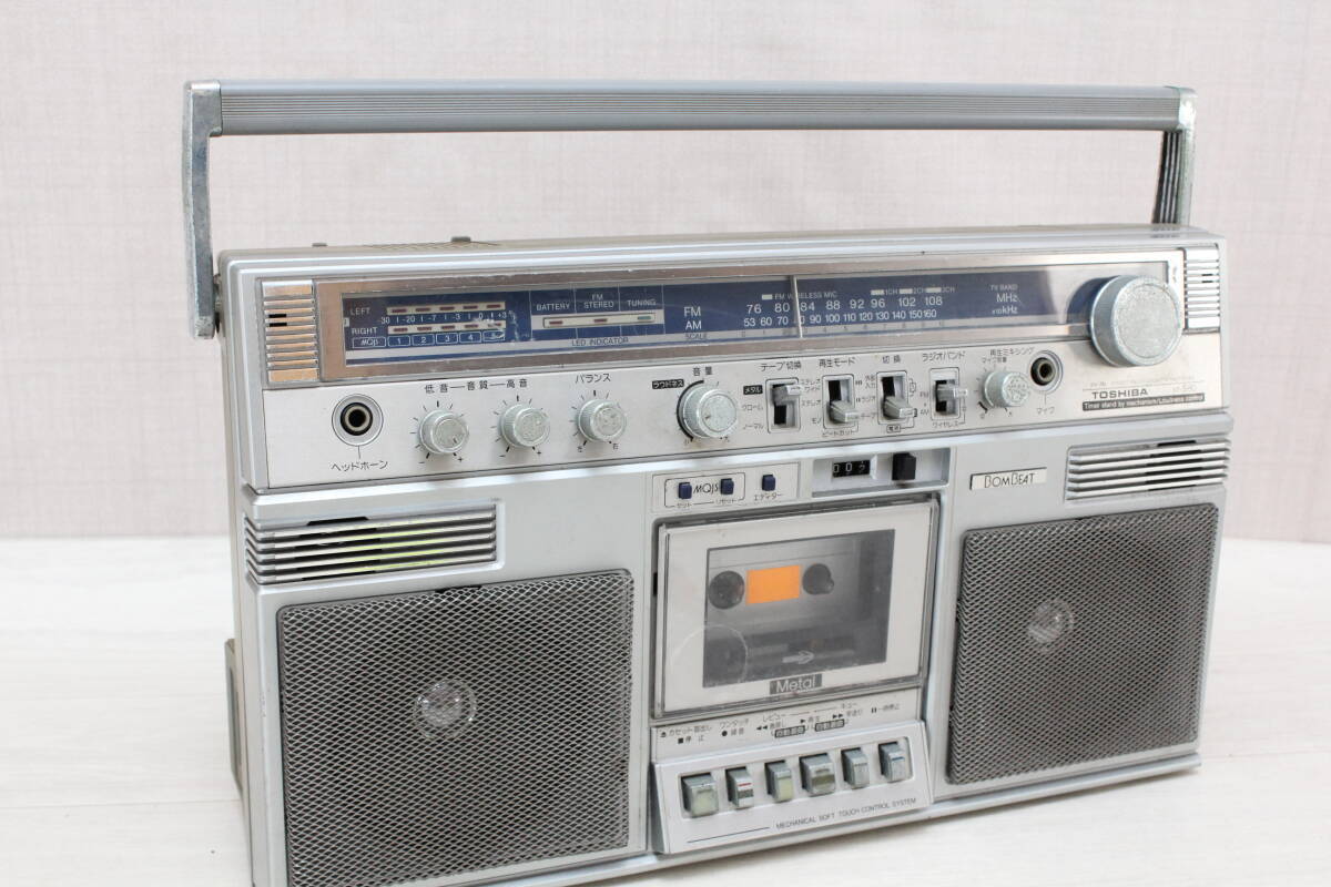 Yahoo!オークション - sa / 東芝 BomBEAT ラジカセ RT-S80 昭和レトロ ...