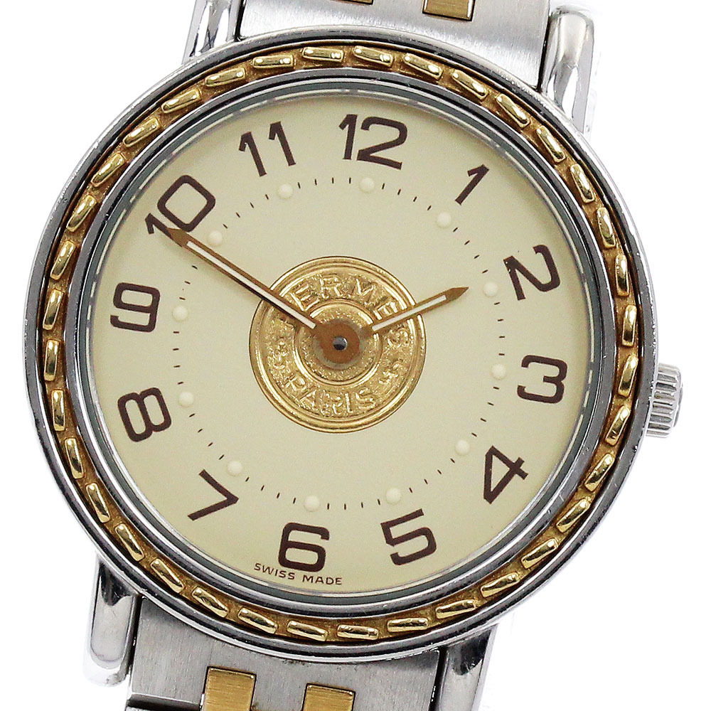 Yahoo!オークション - エルメス HERMES SE4.220 セリエ クォーツ レデ...