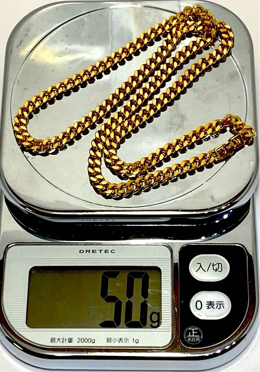 Yahoo!オークション - K-4 喜平チェーンネックレス 6mm 60cm ゴールド ...