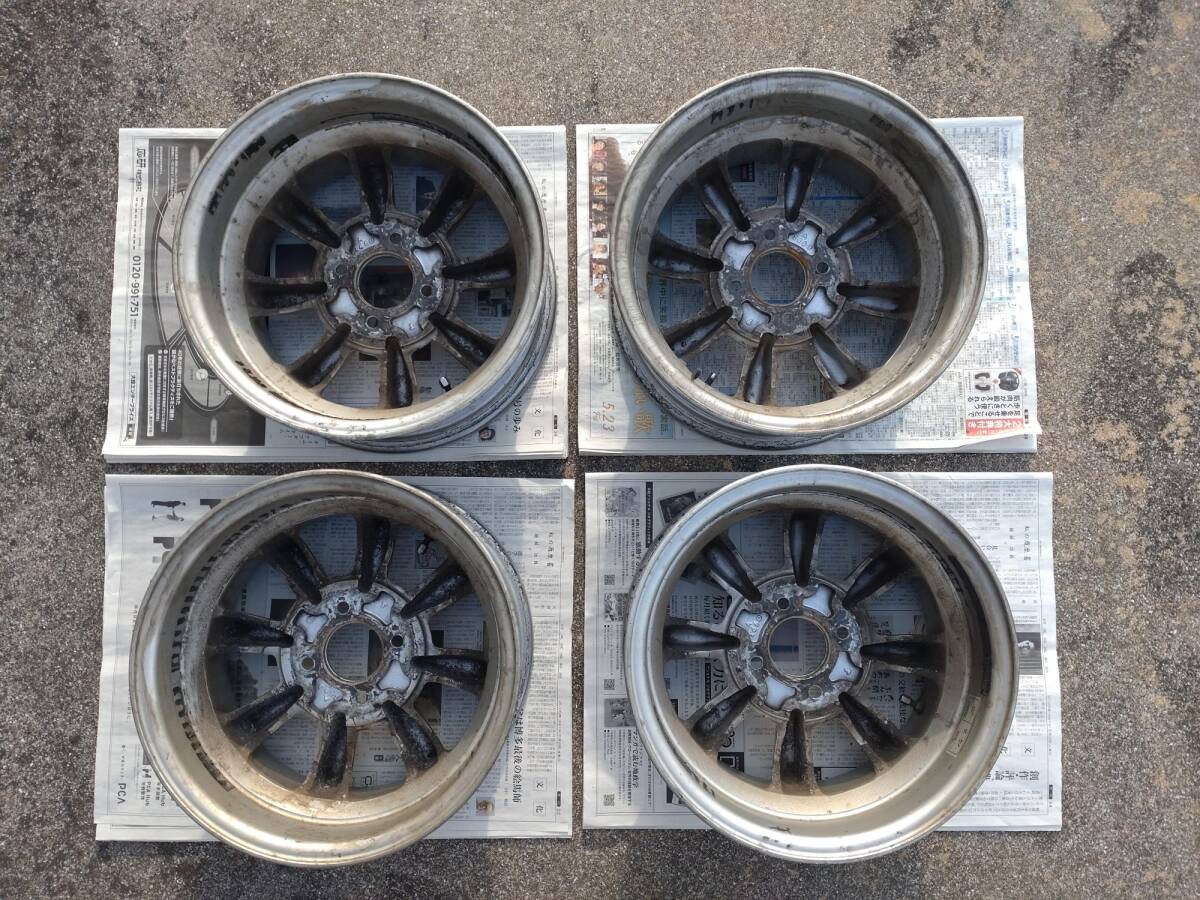 Yahoo!オークション - ワタナベ Aタイプ アルミ 14インチ 6J+20 PCD100...