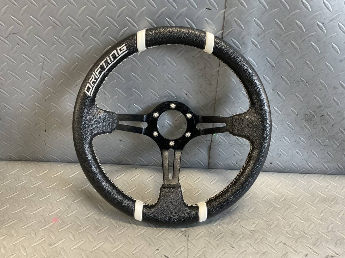 Yahoo!オークション - C69 ステアリングホイール DRIFTING レザー ホー...
