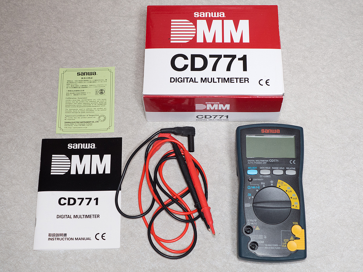 Yahoo!オークション - 三和電気計器 サンワ SANWA CD771 デジタルマル...