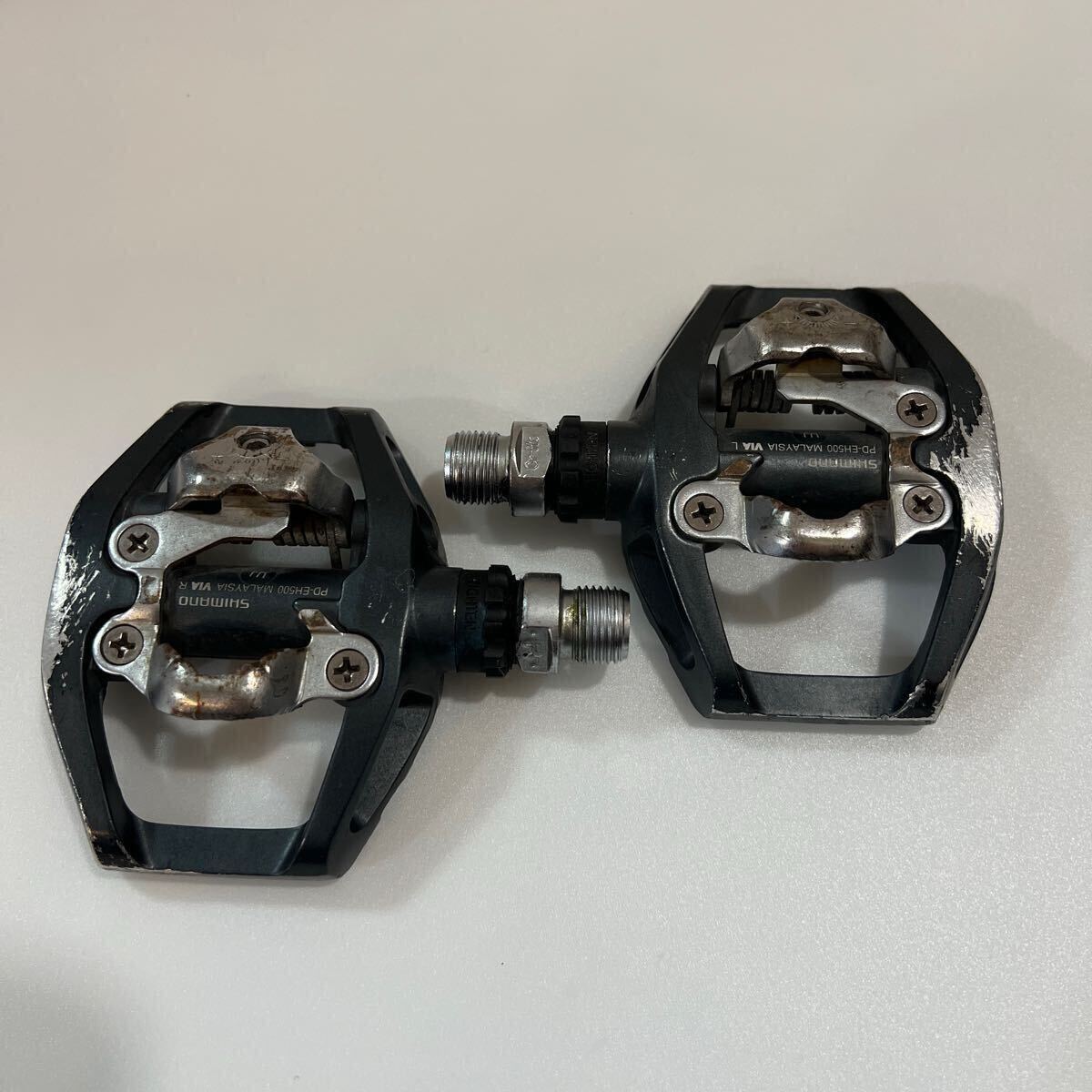 SHIMANO シマノ PD-EH500 オンロードライド用シングルサイドシマノSPDペダル ブラック スタンダード(ビンディングペダル)｜売買されたオークション情報、yahooの商品情報を ...