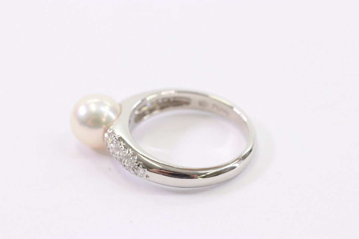 Yahoo!オークション - TASAKI 田崎真珠 タサキ Pt900 ダイヤ D0.24ct ...