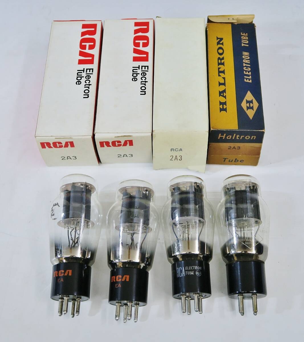 Yahoo!オークション - RCA 2A3 真空管 3本 HALTRON/2A3 まとめて