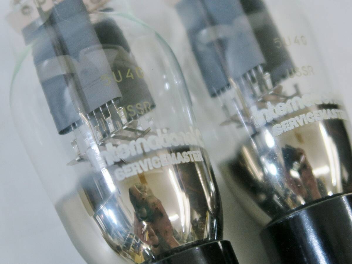 Yahoo!オークション - International C 5U4G 真空管 2本 USSR/SERVICEM...