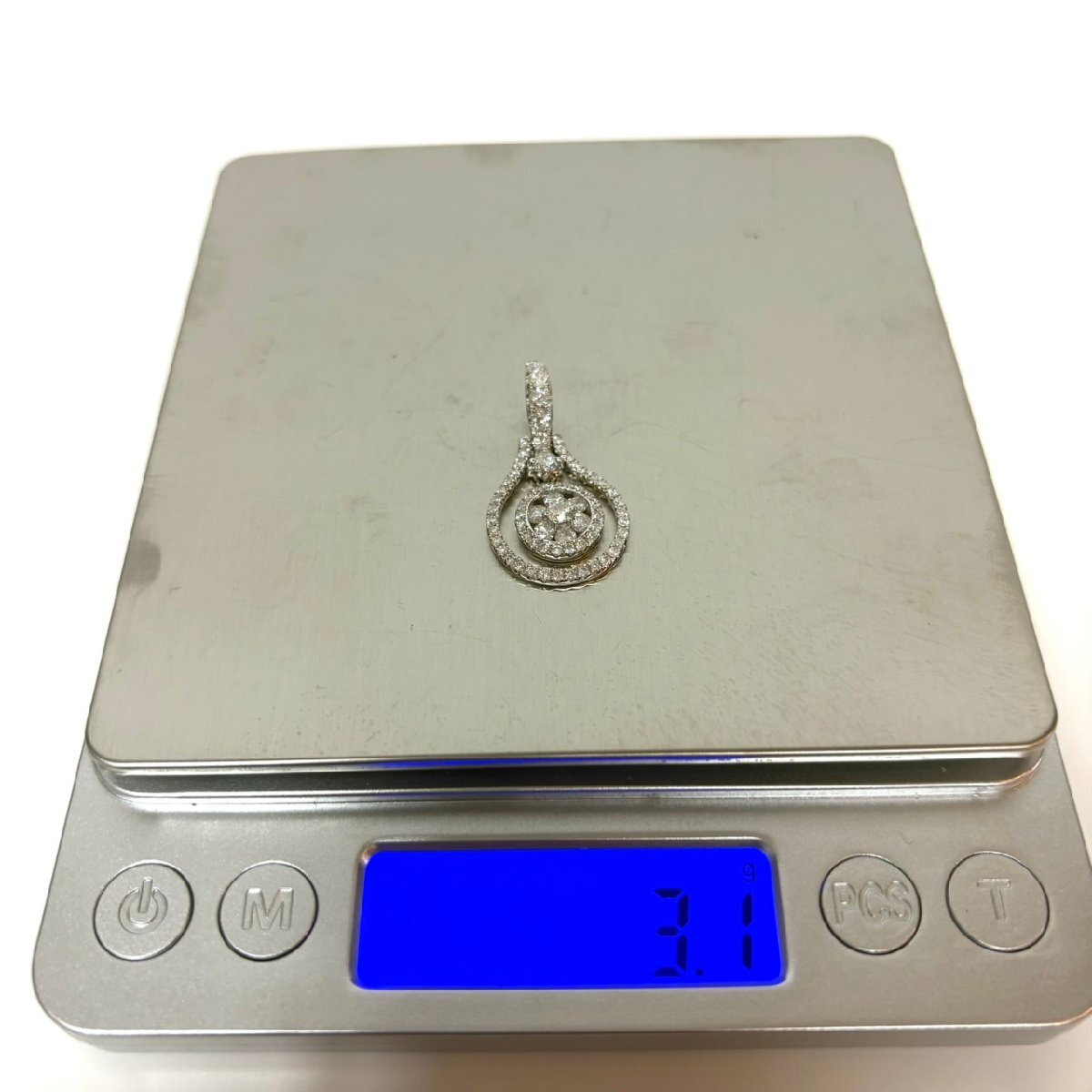 Yahoo!オークション - 天然ダイヤモンド 1.30ct/3.1g ペンダントトッ...