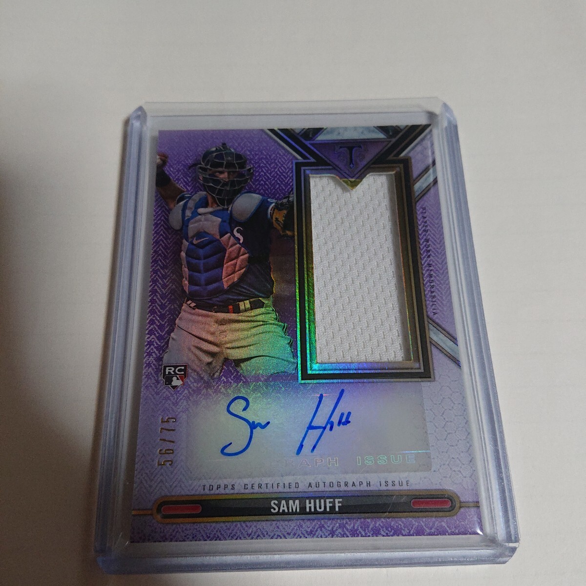 Yahoo!オークション - 2021 Topps Triple Threads #ASJR-SH Sam Huff