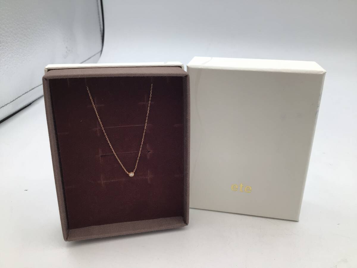 Yahoo!オークション - M3035 ete エテ K10 ネックレス レディース 1Pダ...