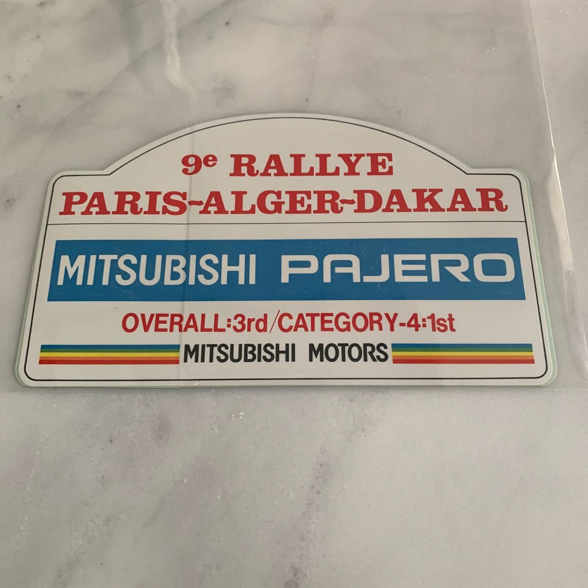 Yahoo!オークション - 9eパリダカ PAJERO ステッカー