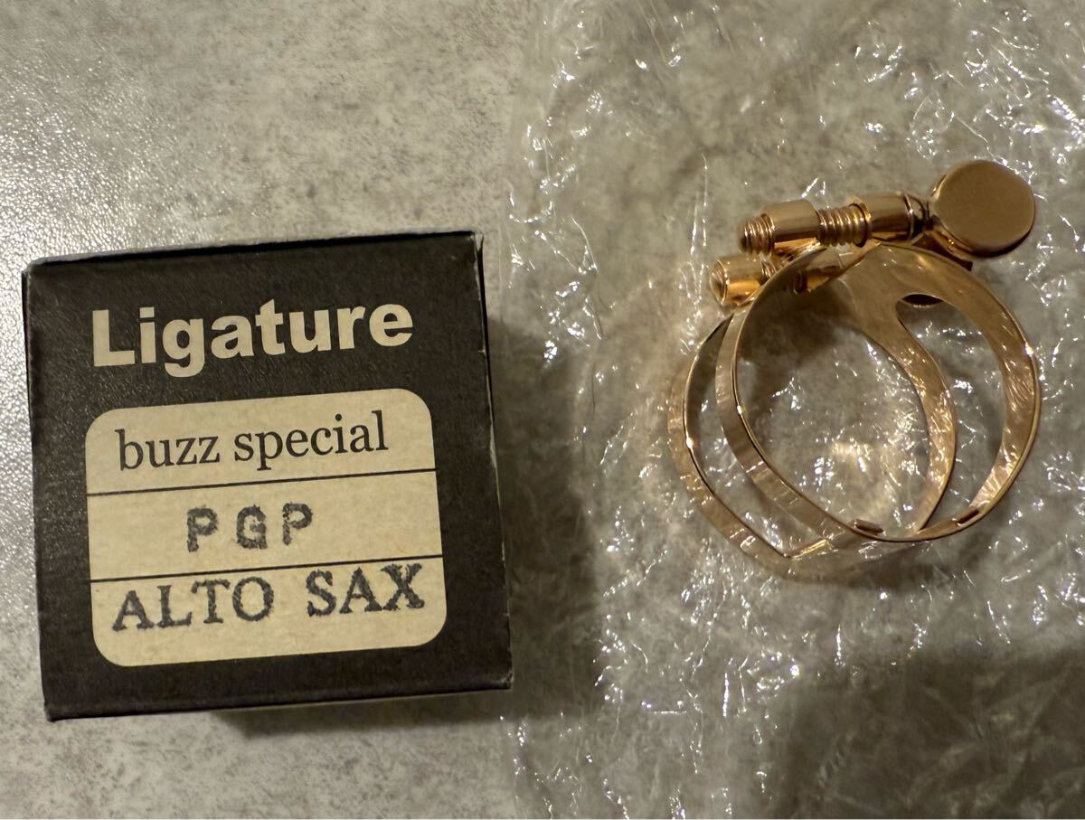 Yahoo!オークション - BUZZ ／バズ PGP アルトサックスリガチャー 新品...