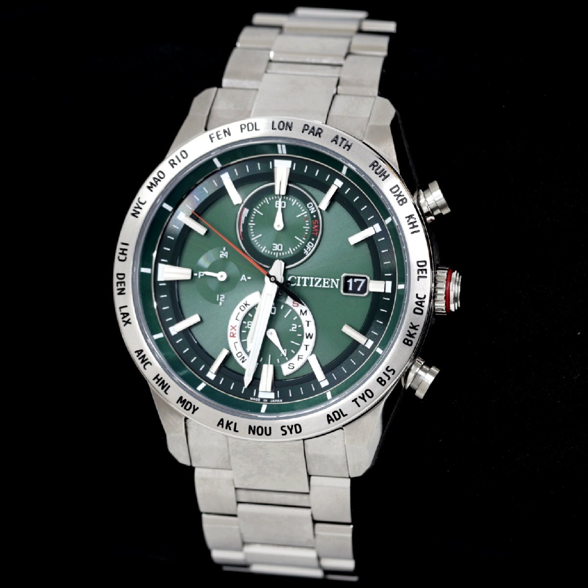 Yahoo!オークション - シチズン アテッサ アクトライン AT8181-63W H80...