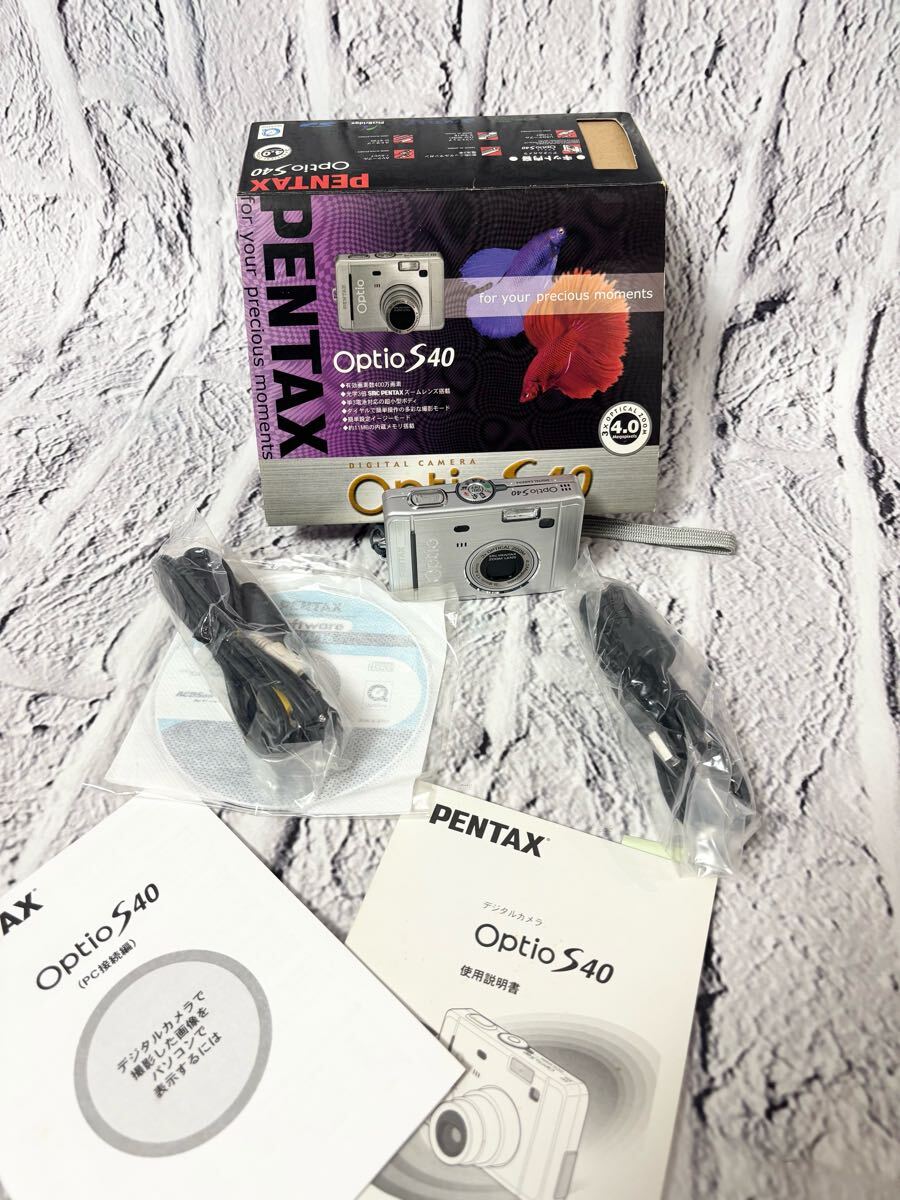 PENTAX ペンタックス Optio S40 コンパクトデジタルカメラ 4266-2(ペンタックス)｜売買されたオークション情報、yahooの商品情報をアーカイブ公開 - オークファン ...