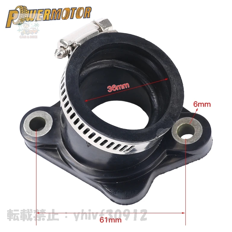 Yahoo!オークション - オートバイ キャブレター レーシングアダプター ...