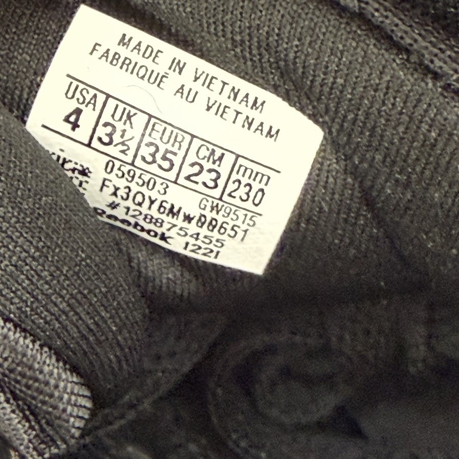 Yahoo!オークション - 【A965-5】 Reebok ハイカット スニーカー 品番 ...