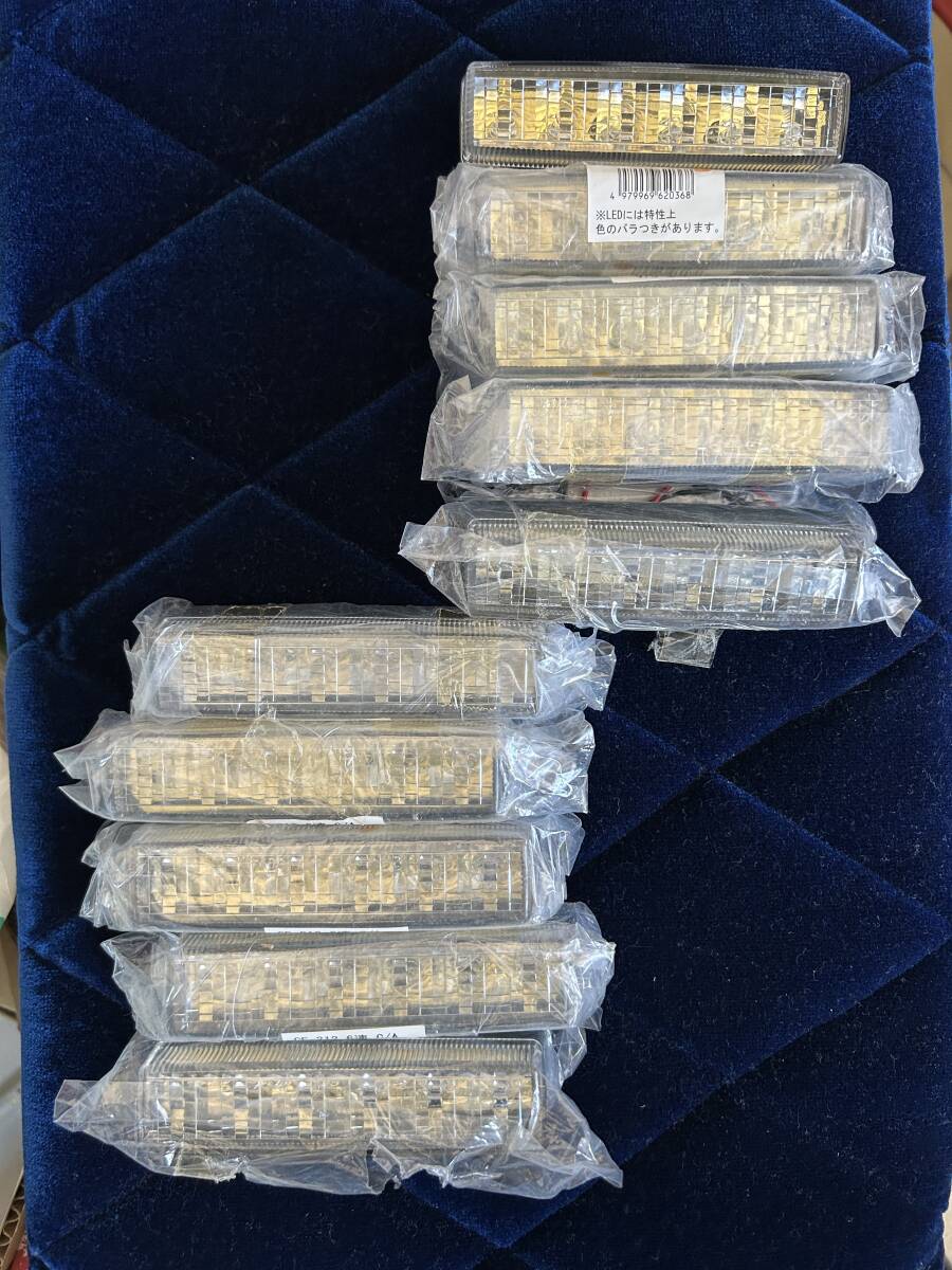 Yahoo!オークション - デコトラレトロ ヤック流星LED6アンバー10個セッ...