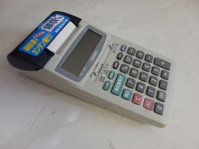 Yahoo!オークション - 5596 CASIO カシオ 領収くん ハンディタイプ 領...