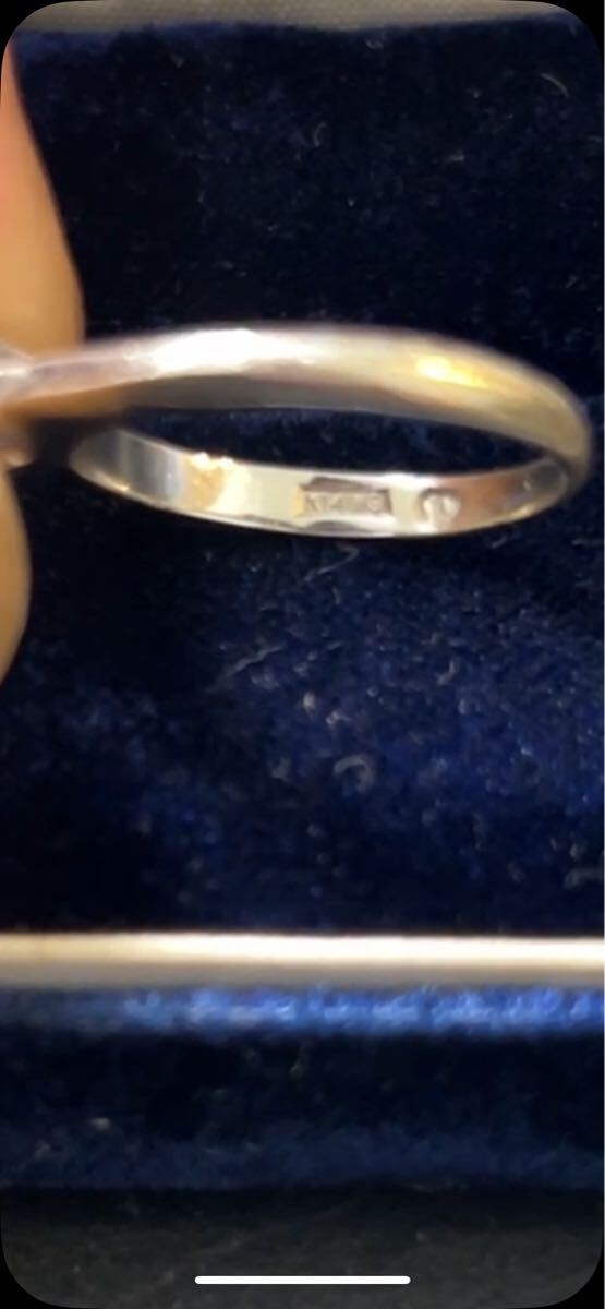 Yahoo!オークション - 婚約指輪刻印K14WG 1.85 指輪 リング
