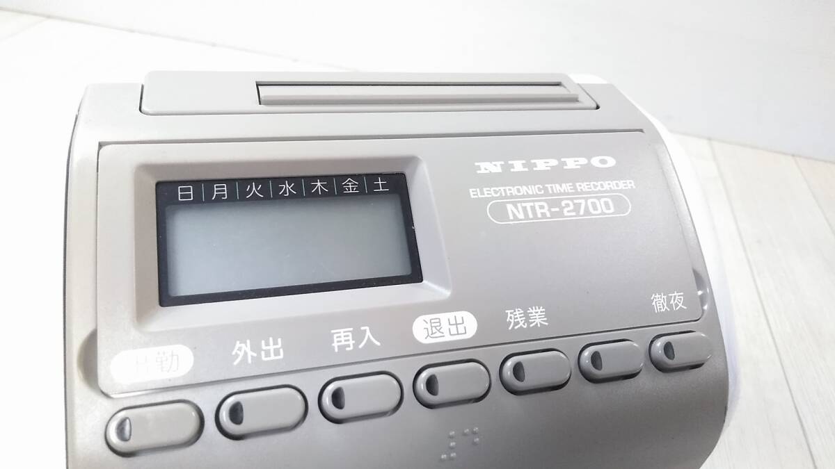 Yahoo!オークション - NIPPO ニッポー タイムレコーダー NTR-2700 タイ...