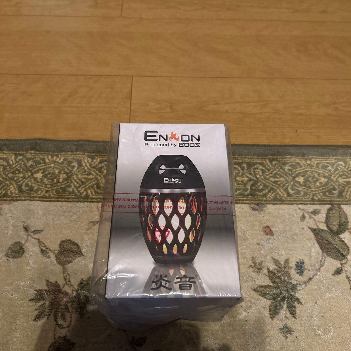 Yahoo!オークション - ブルートゥーススピーカー 炎音 HNB-RS1 ブラッ...