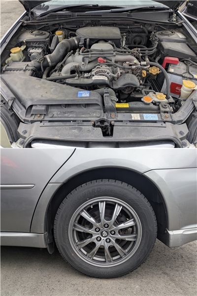 Yahoo!オークション - 青森発 H17年 SUBARU スバル レガシィツーリング...