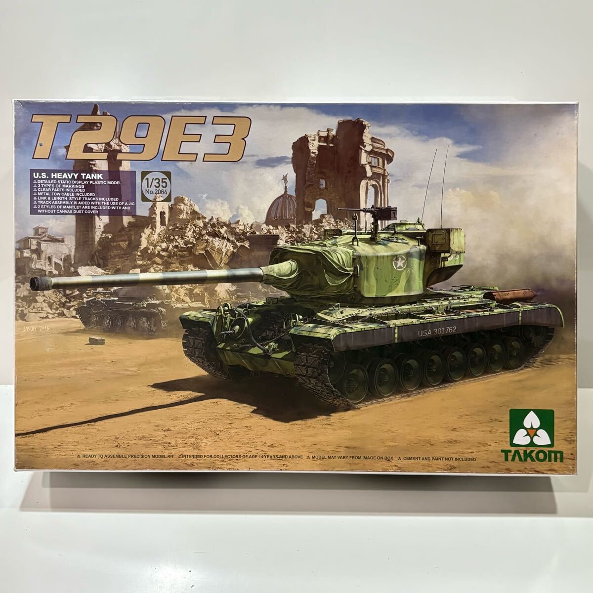 Yahoo!オークション - アメリカ重戦車 T29E3・タカム・1/35・TAKOM・未...