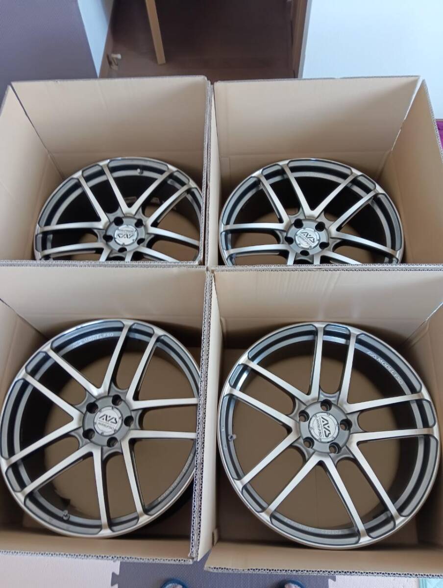 【樂淘letao】日本代購代標第一品牌－ヨコハマAVS・F50・鍛造・軽量（10.4Kg）9J-20+34・PCD112・ハブ径66.5㎜・ホイル4本です。