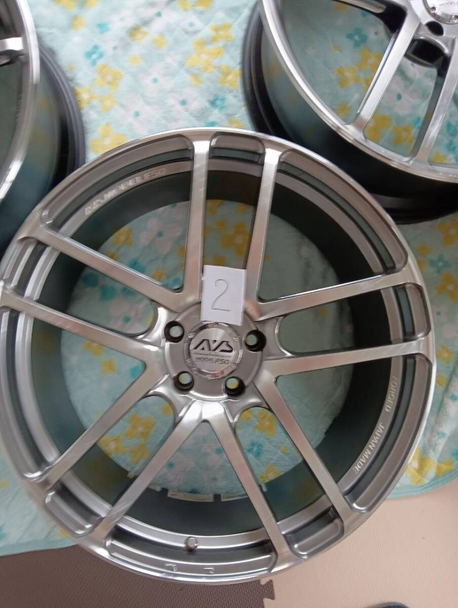 【樂淘letao】日本代購代標第一品牌－ヨコハマAVS・F50・鍛造・軽量（10.4Kg）9J-20+34・PCD112・ハブ径66.5㎜・ホイル4本です。