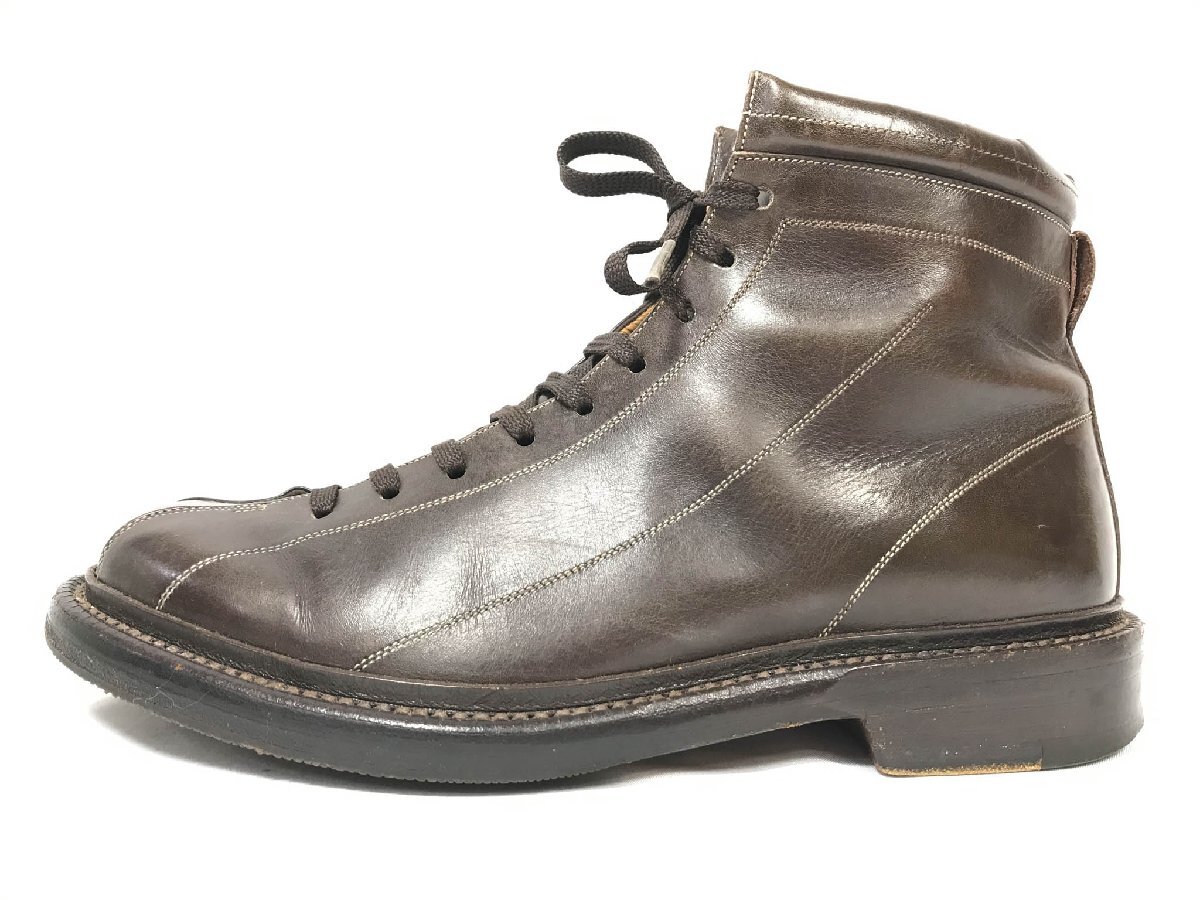 Yahoo!オークション - 美品 【hLam ラム】 レザー レースアップブーツ ...