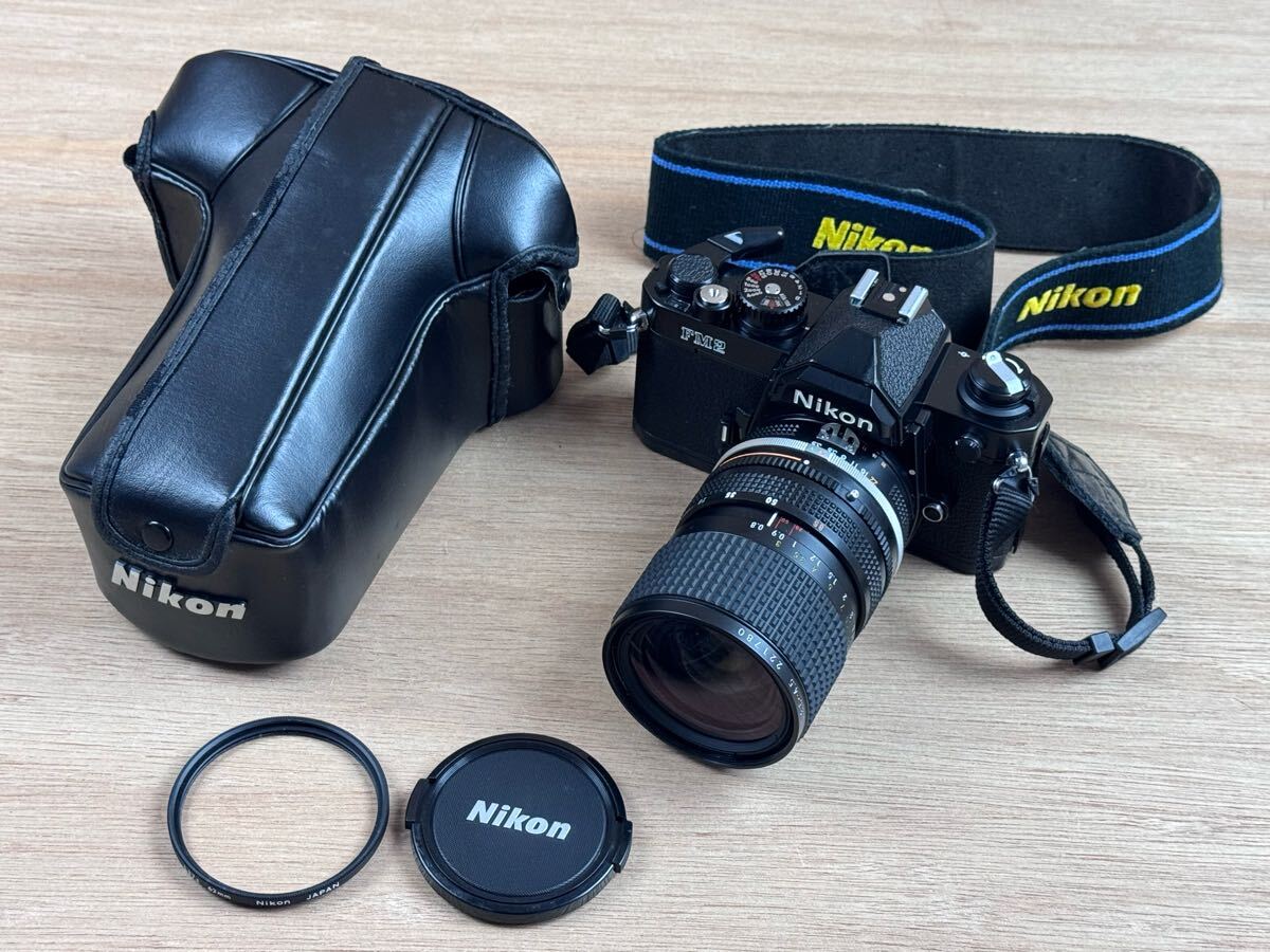 Yahoo!オークション - AZ-657 Nikon FM2 New ブラックボディ 一眼レフ ...