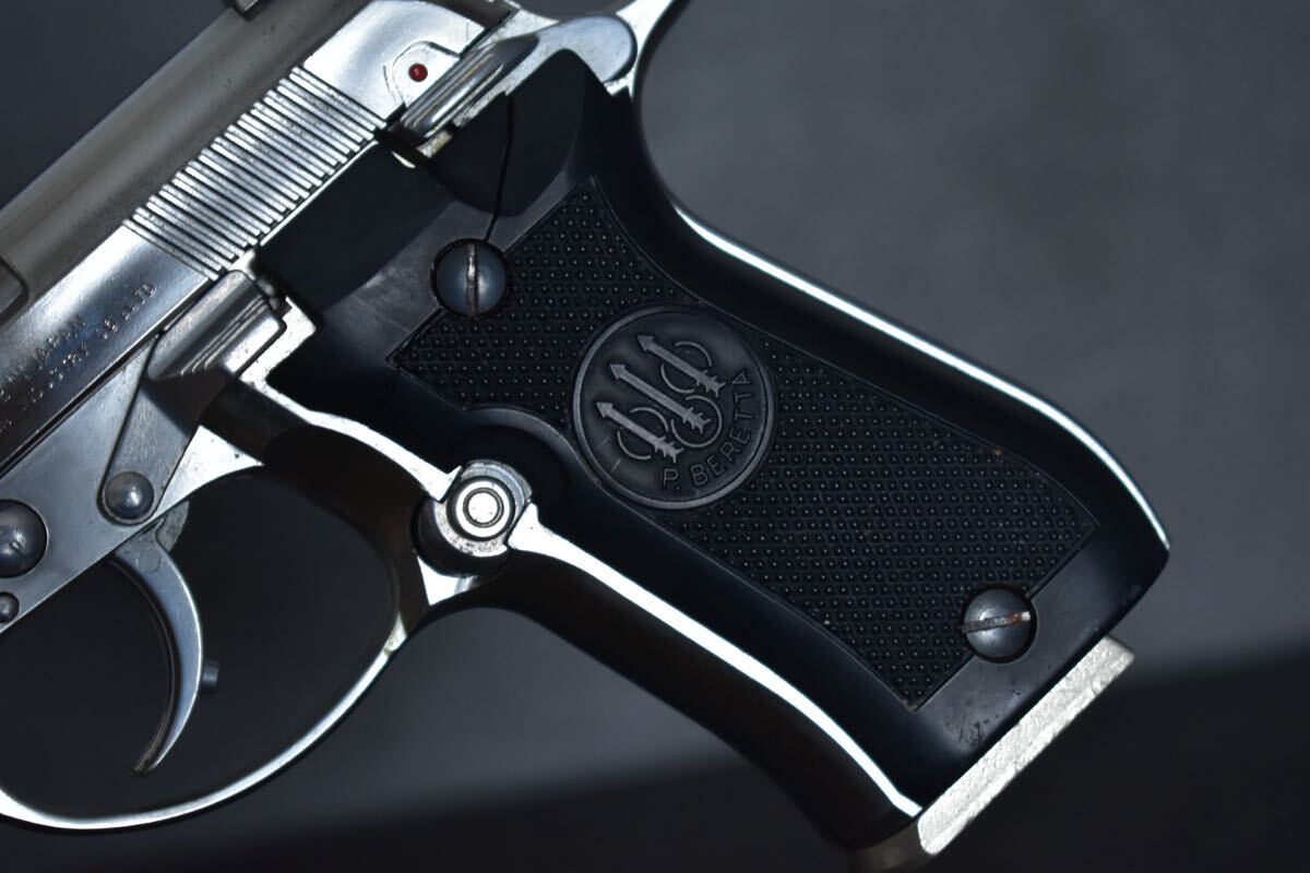 Yahoo!オークション - マルシン ベレッタ M84 INOX シルバー 固定スラ...